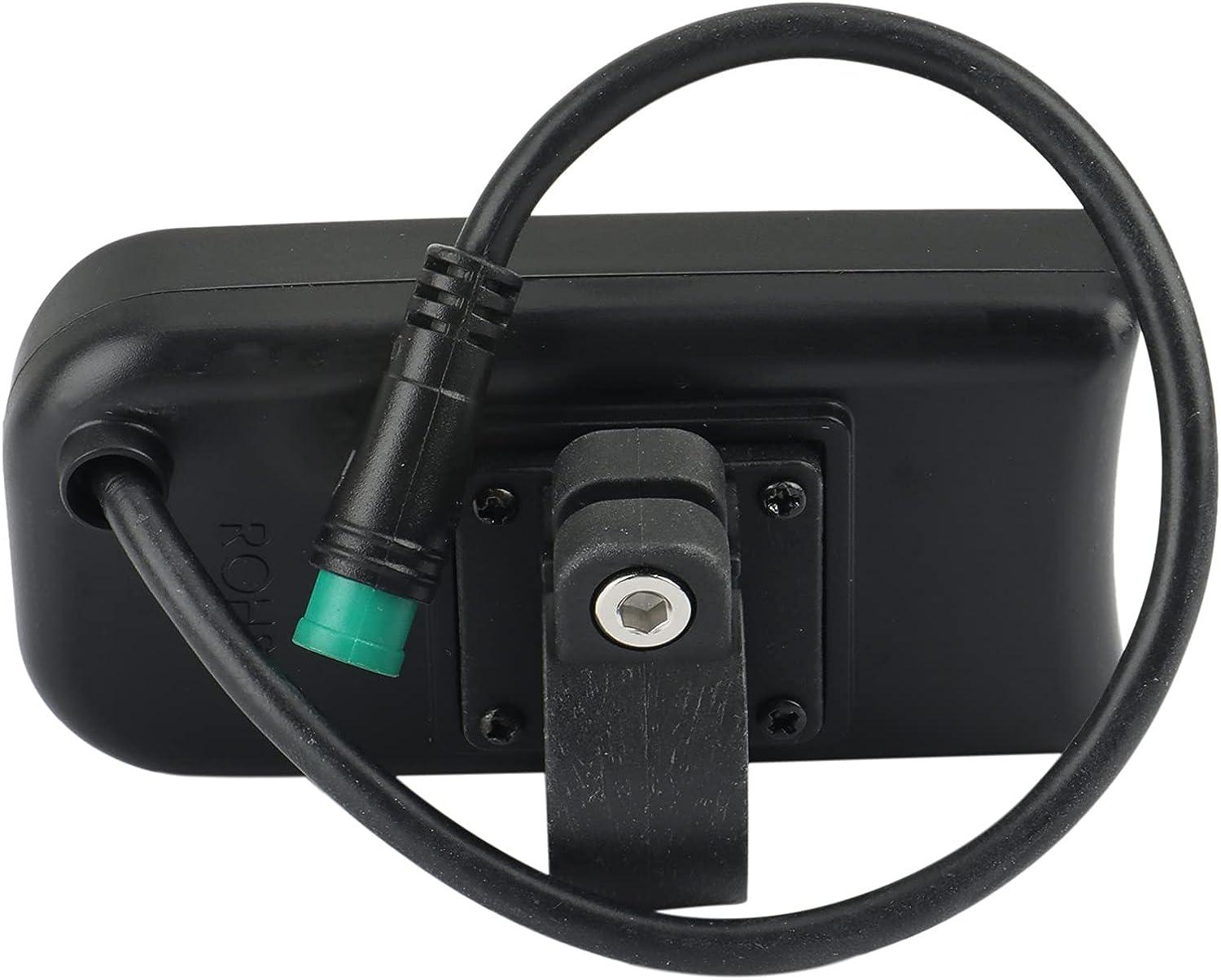 YUPVM LED Display Connector 810 for Electric Bicycle - Waterproof Black