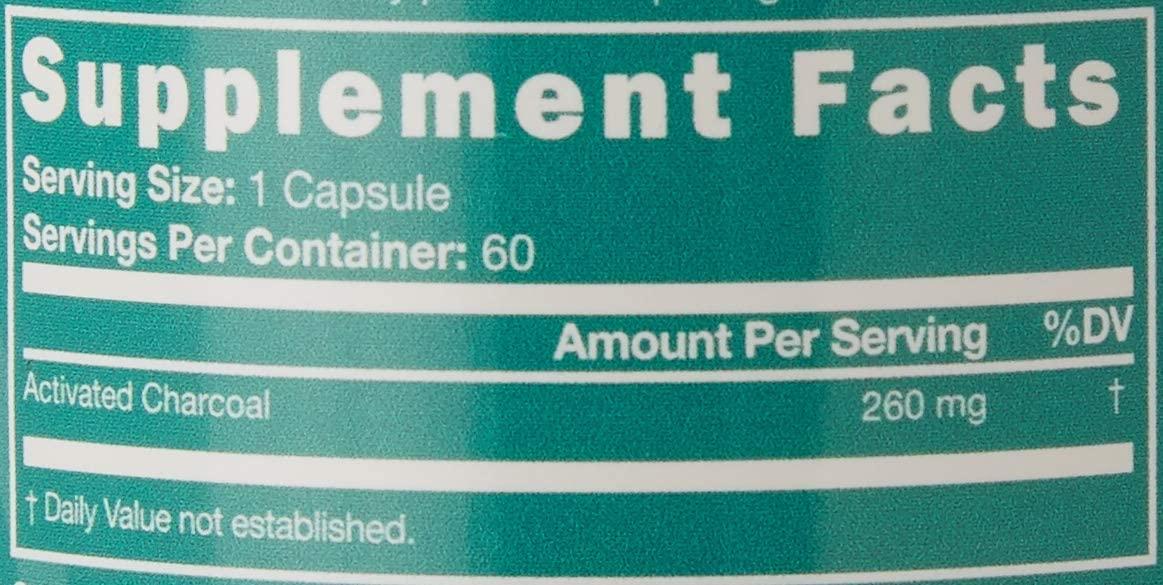 Gut Garden Activated Charcoal Softgels - Fast Absorb Coconut Charcoal ...