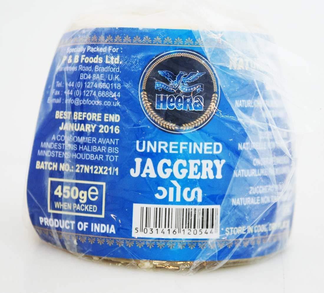 Organic Heera Jaggery Unrefined 450g - Pure Natural Sweetener | Buy Now ...