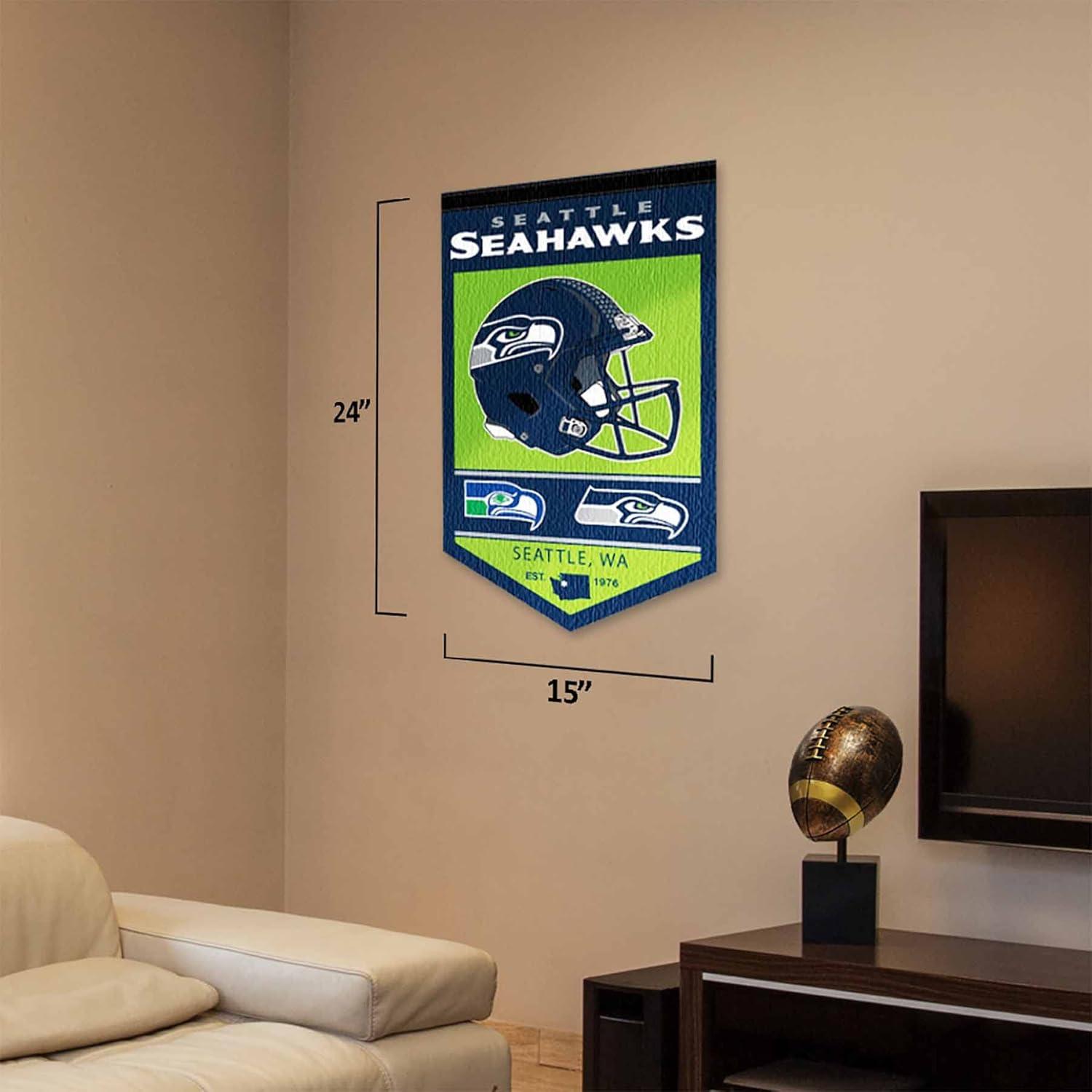 Seattle Seahawks Heritage History Banner Pennant | Premium NFL ...