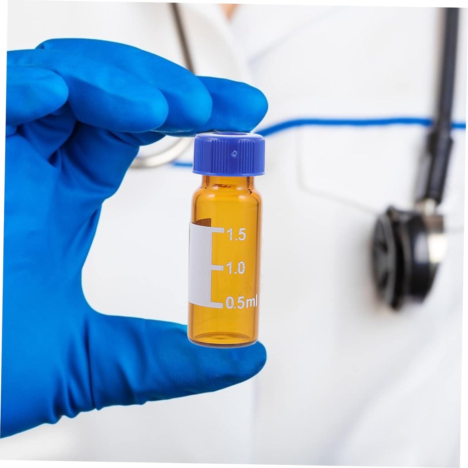 PLAFOPE 200 Pcs Sampling Bottle Borosilicate Sample Vial with ...