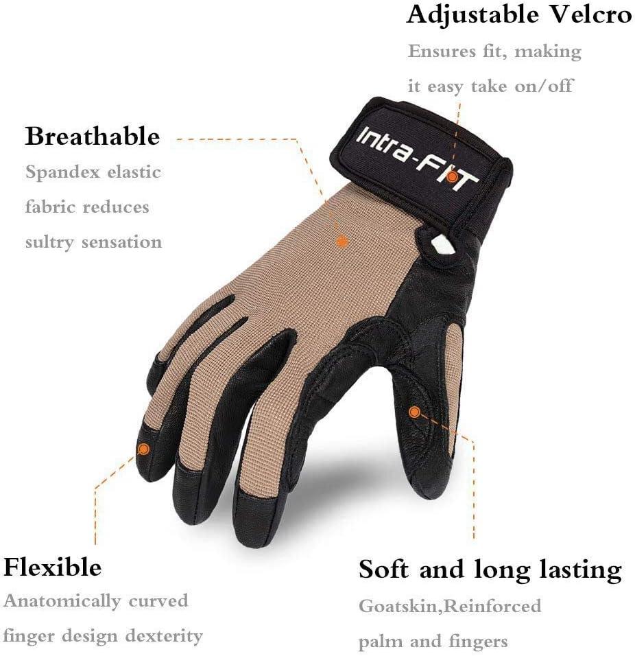 Intra-FIT Climbing Gloves Rope Gloves,Perfect for Rappelling, Rescue ...