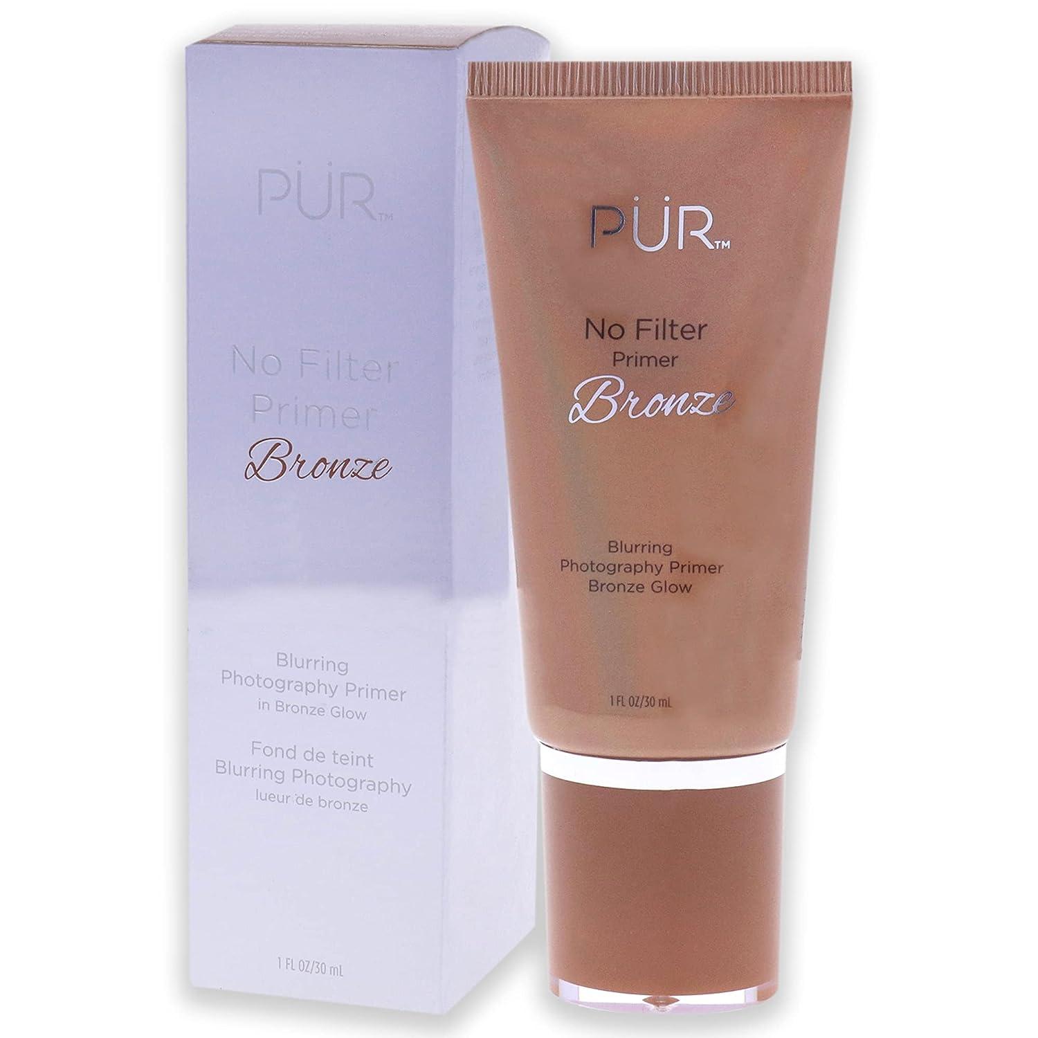Pur Minerals Cosmetics No Filter Primer Bronze Glow 1 Fl Oz - Blurring ...