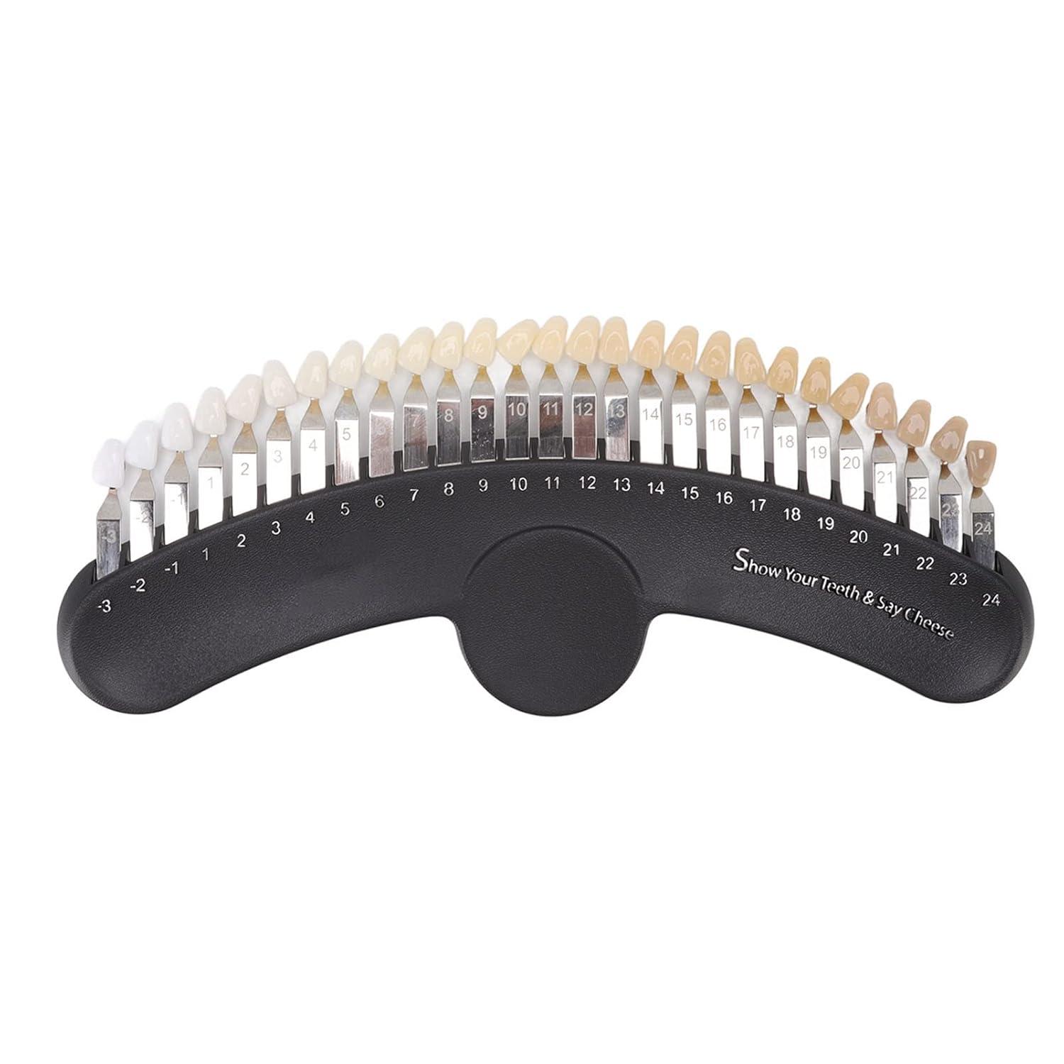 Dental Teeth Shade Guide - 27 Colors Professional Teeth Whitening Chart ...