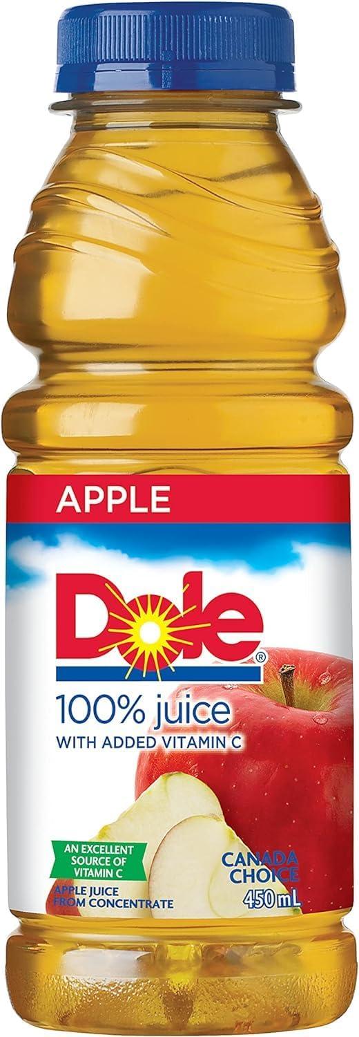 Dole 100% Apple Juice from Concentrate 450 ml Bottles 12 Pack | Buy Now with Express ...