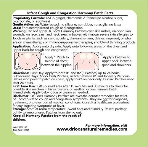 Dr. Loo's Natural Infant Patches for Cough and Congestion | 2 weeks-12 ...