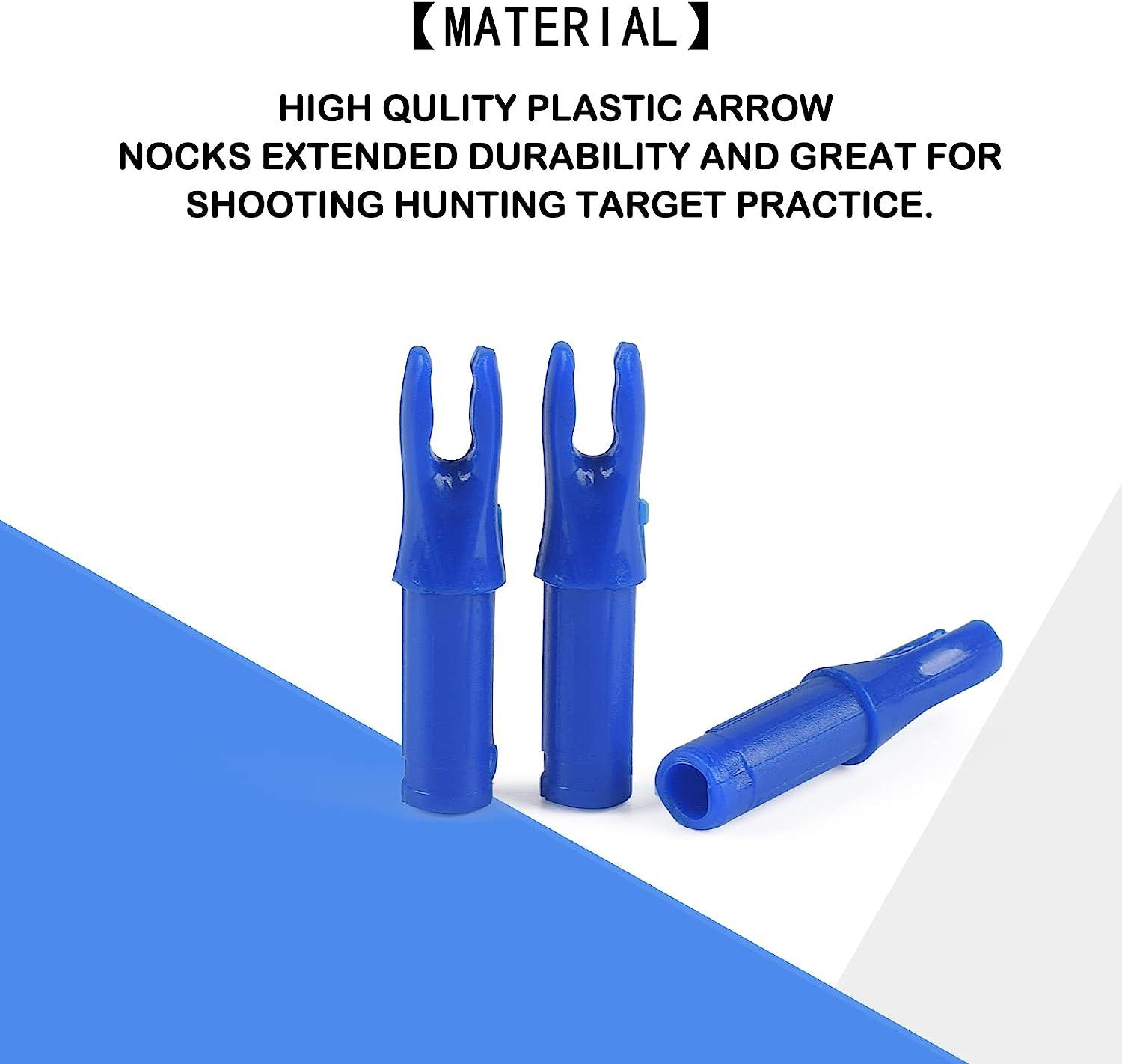 Yls 30Pcs Archery Arrow Nocks - 0.246 Inserts for 6.20mm Carbon Arrows ...