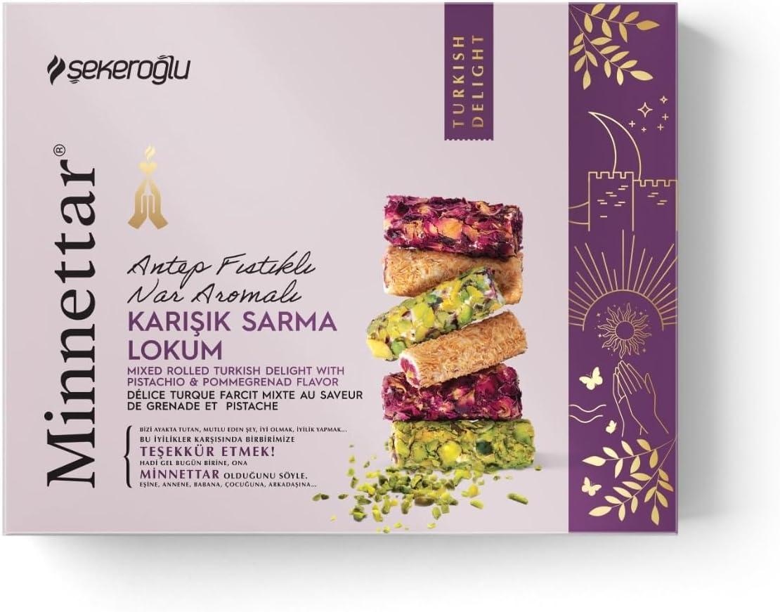 Turkish Delight | Lokum | Luxurious Mixed Rolled Turkish Delight with ...