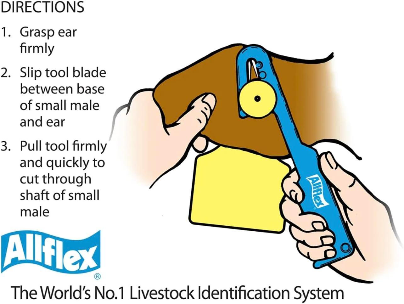 ALLFLEX USA IN Safety Ear TAG Removal Tool - Efficient & Durable ...