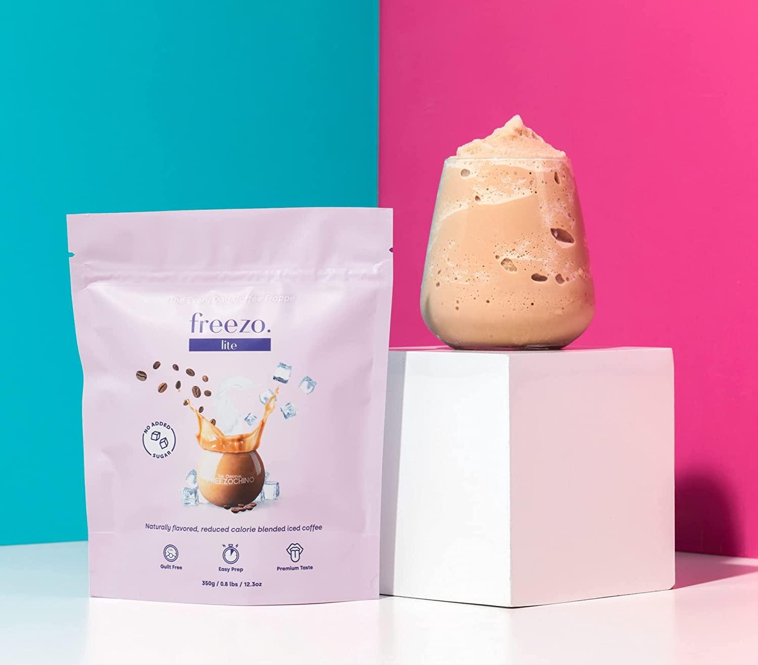 Freezochino Lite Iced Coffee Frappe Latte - No Sugar Added 155 Cal - 1 ...