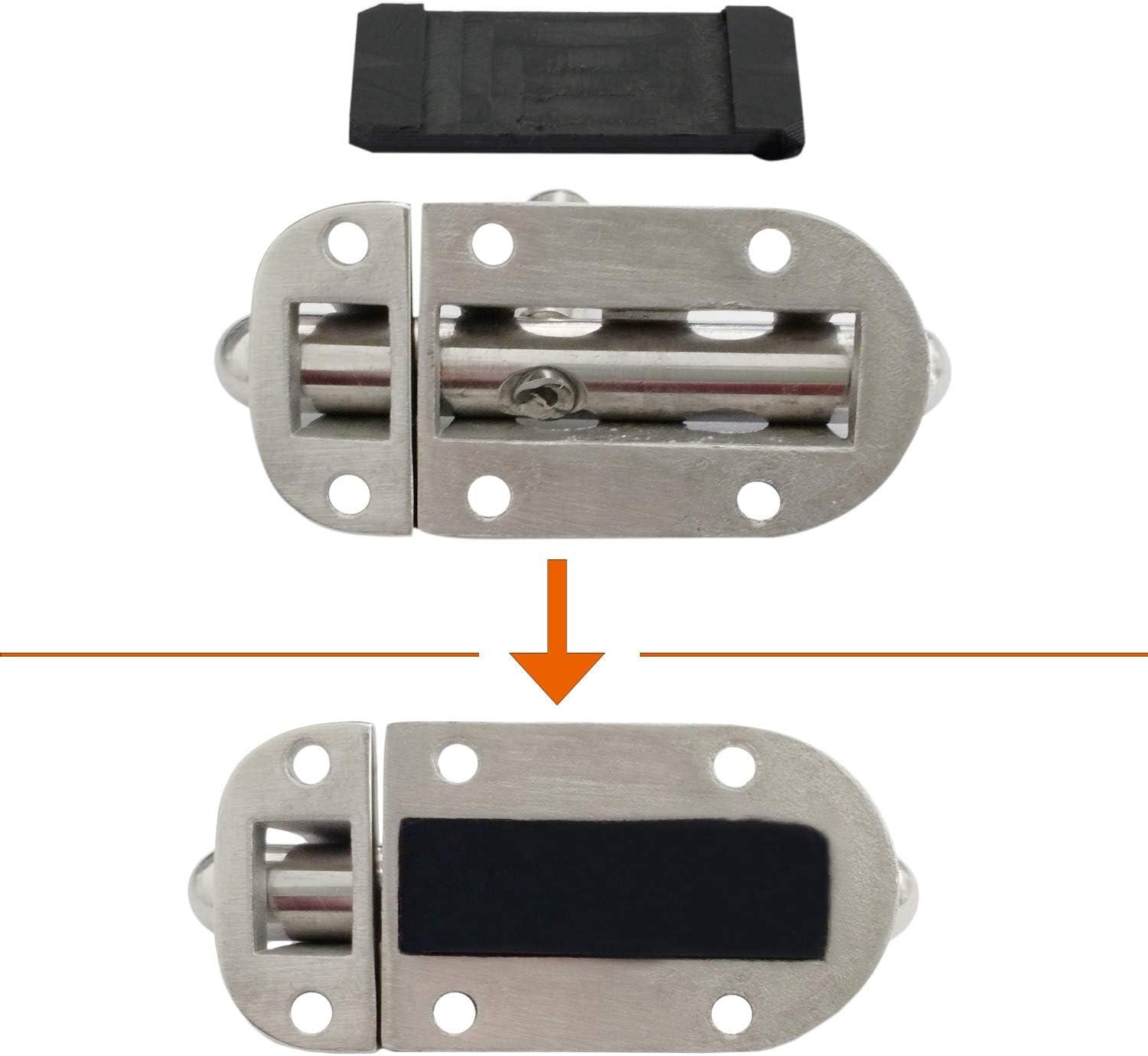 Marine 316 Stainless Steel 3-5/8 Heavy Duty Locker Latch Slide Barrel ...