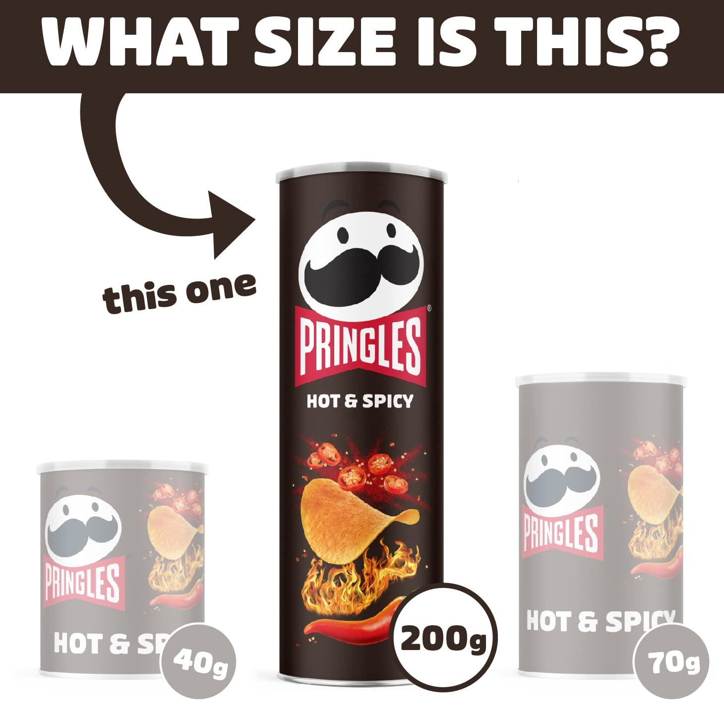 Pringles Hot & Spicy - 19 Pack (19 x 165g) | Buy Hot Chips Online ...