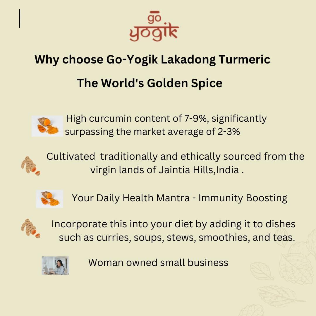 Premium Lakadong Turmeric Powder 450g | High Curcumin Lab Tested ...