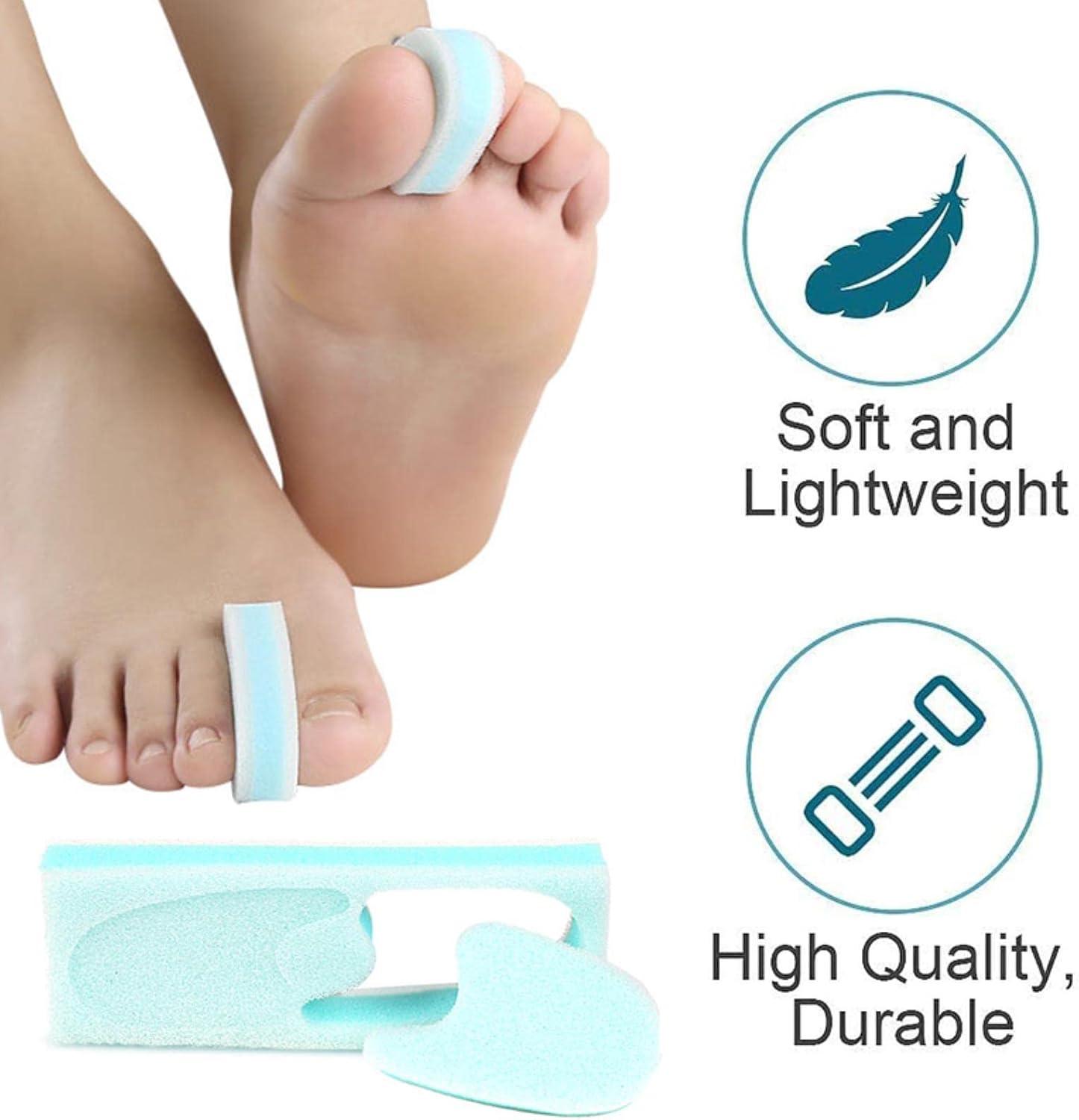 Haosem Foam Toe Separator 2 Pieces for Overlapping Toes & Hammer Toe ...