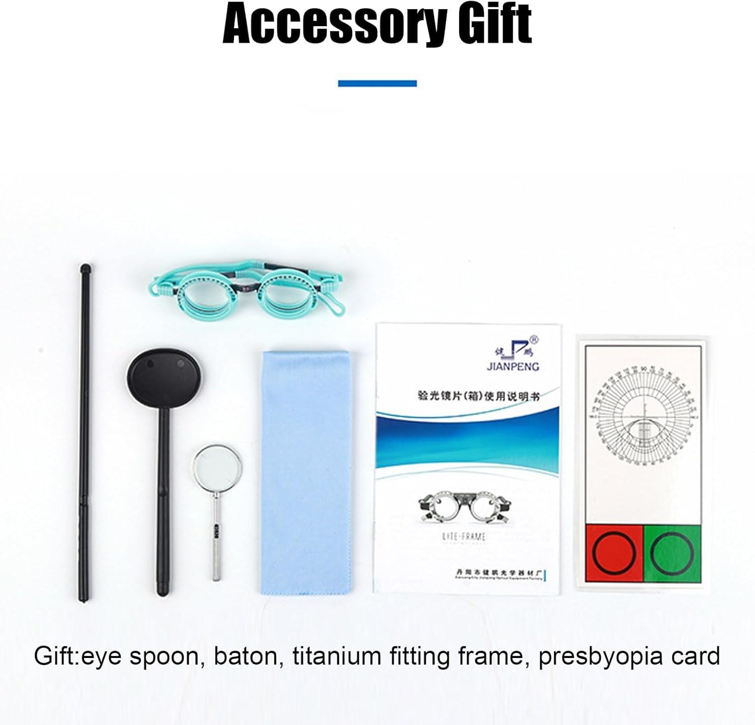 Shop Iincooy Adjustable 266pcs Optometry Test Lens Set - Optical Sample ...