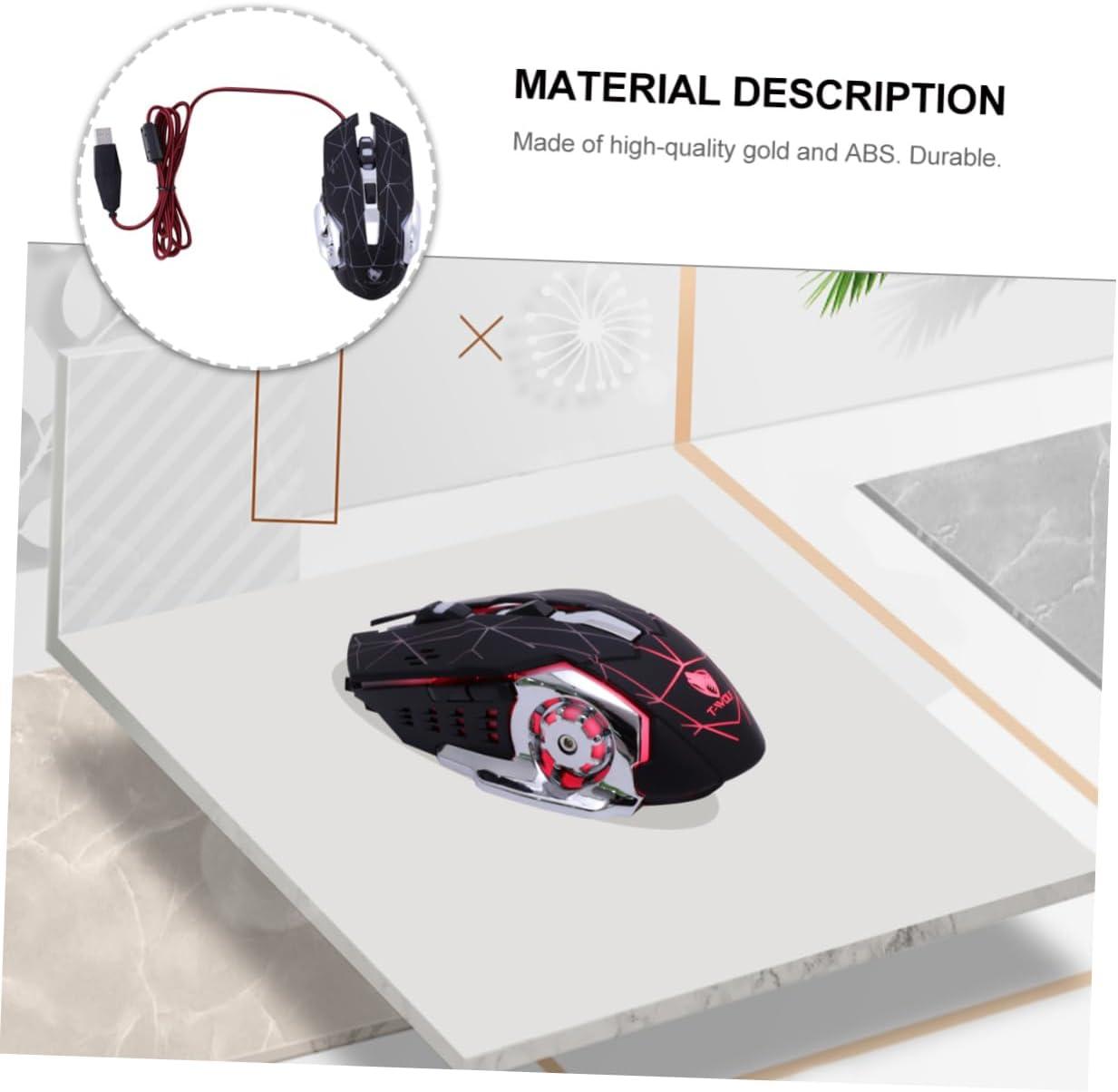 minkissy Gaming Mouse Optical Computer Rgb Gaming Corded Ergonomic ...