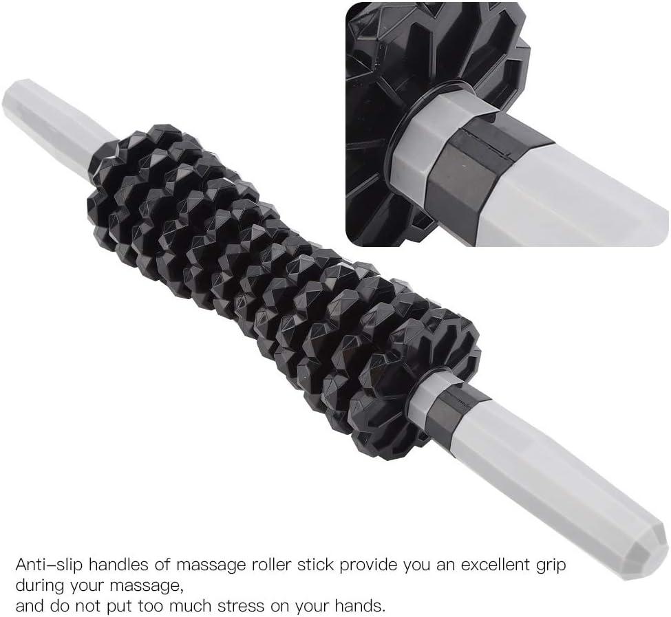 Manual Massage Tab for Deep Muscle Relaxation - Black Muscle Roller for ...