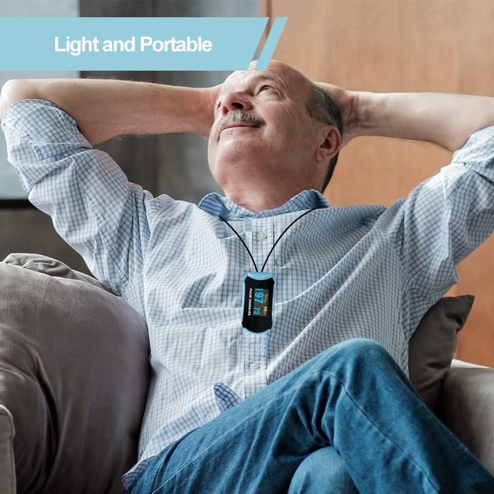 Easy Home Fingertip Pulse Oximeter - SpO2 Blood Oxygen Saturation ...