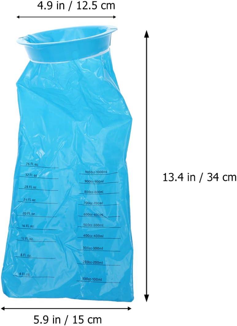 20pcs 1000ml Disposable Emesis Bags with Rubber Band - for Vomiting ...