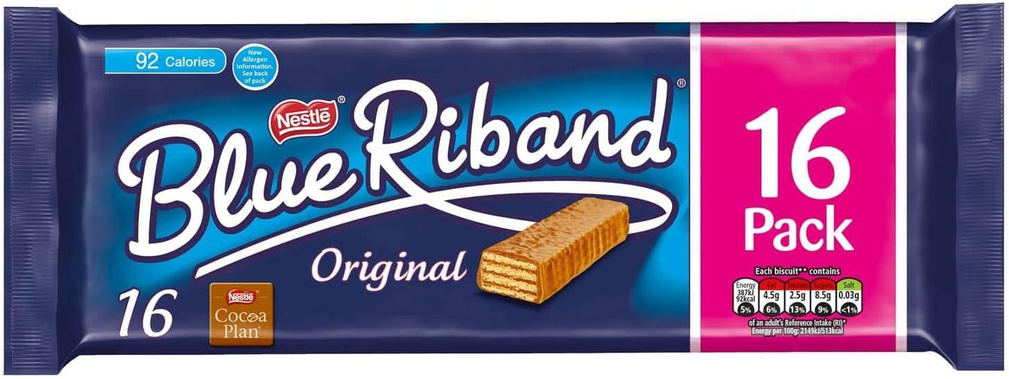 Blue Riband Original - Milk Chocolate Coated Wafer Biscuits - No ...