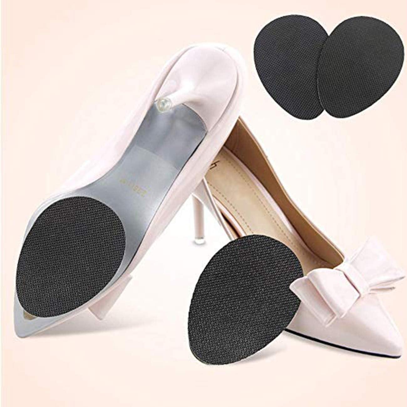 TIHOOD 12 Pairs Anti-Slip High Heel Sole Pads - Self-Adhesive Heel ...