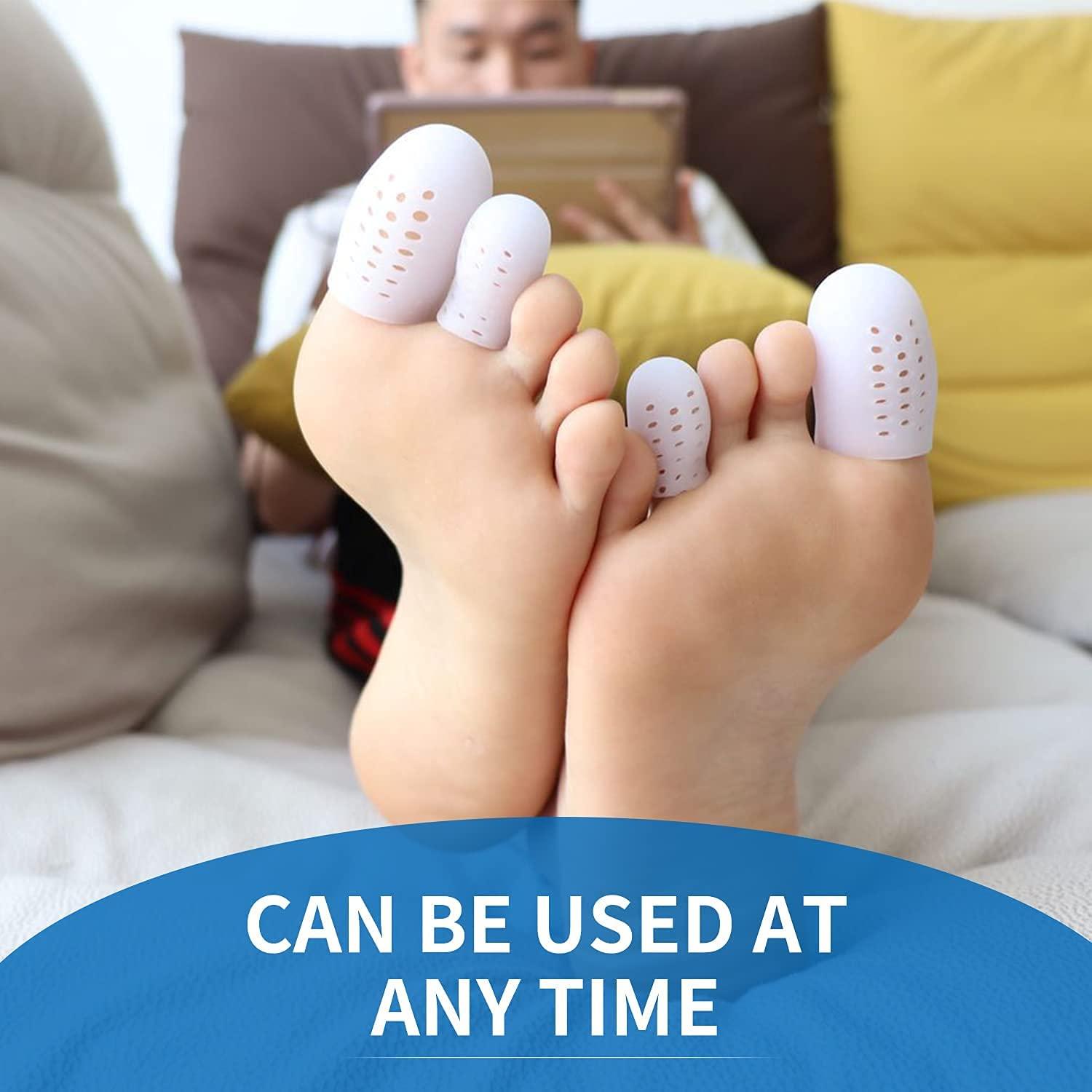 Gel Toe Protectors - 14 Pack Toe Covers for Men and Women | Toe Sleeves ...