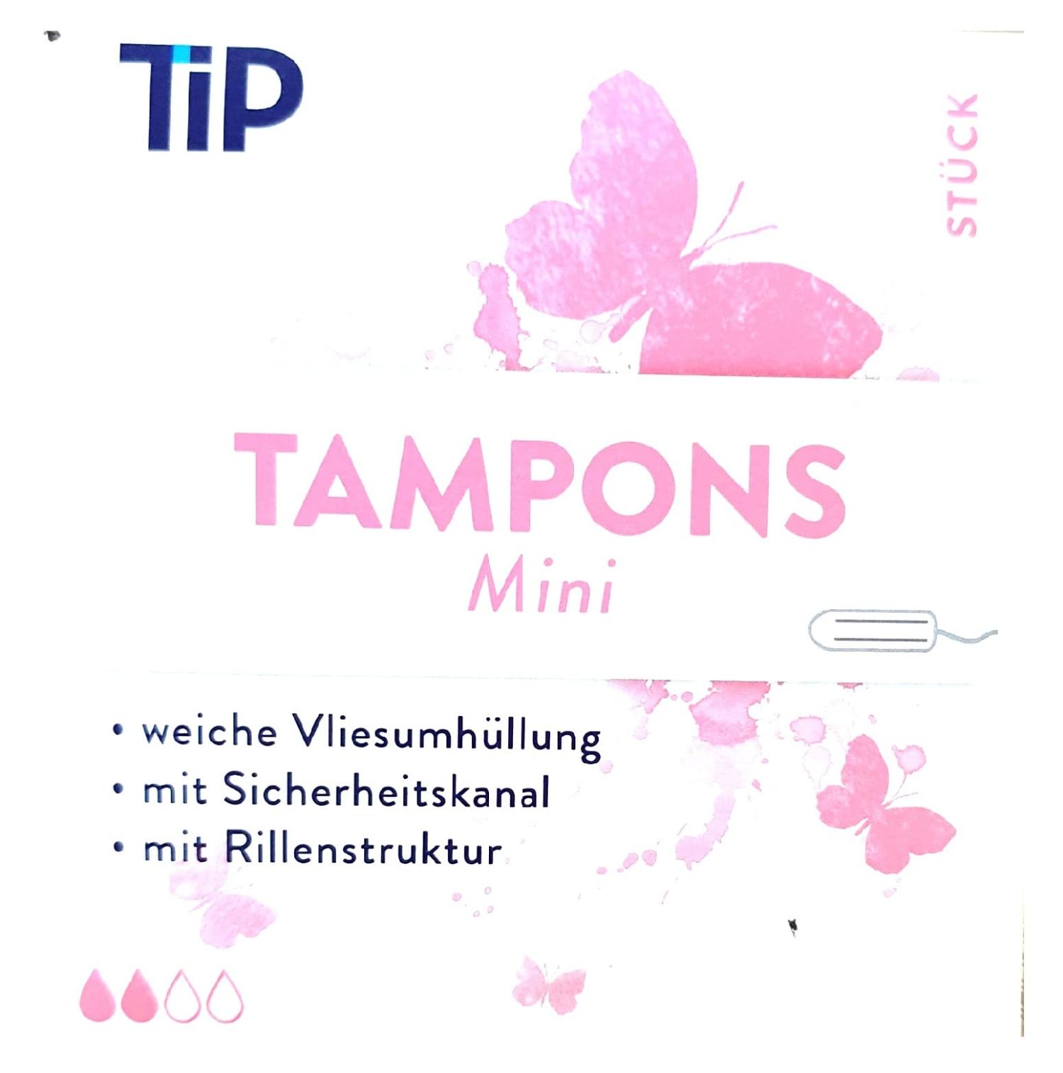 Tampons Mini - Tip | 64 Pieces - Ultra-Absorbent Comfort Fit ...