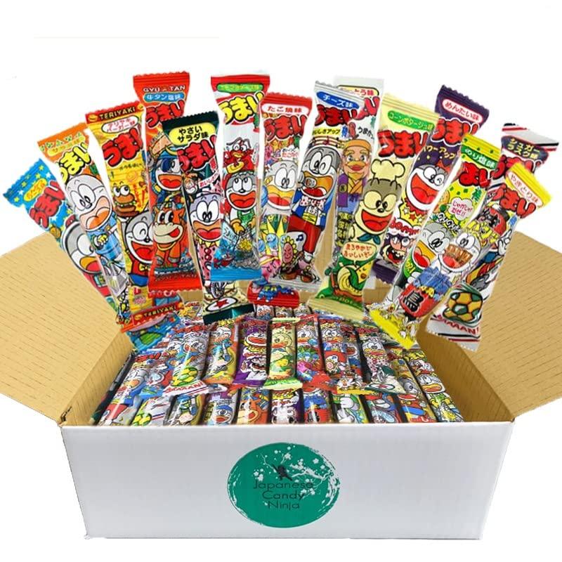 Japanese Candy Ninja: 55 Assorted Umaibo Packs - 11 Flavors of Authentic Japanese Snacks | Ship ...
