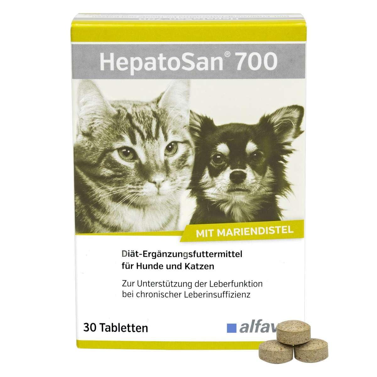 Alfavet Hepatosan 700 for Dogs & Cats - Chronic Liver Support - 30 ...