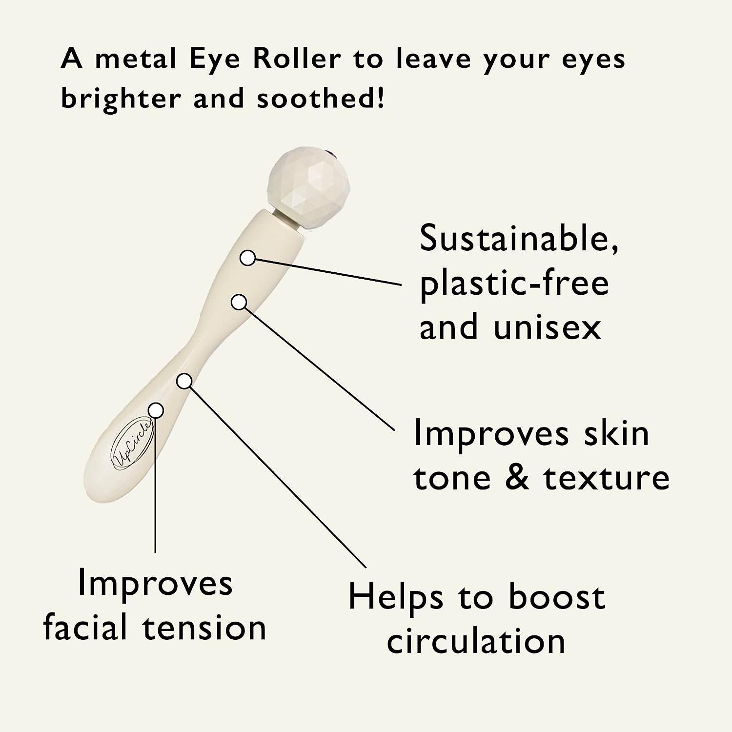 UpCircle Eye Roller - Metal + Plastic-Free, Dark Circles + Puffy Eyes ...