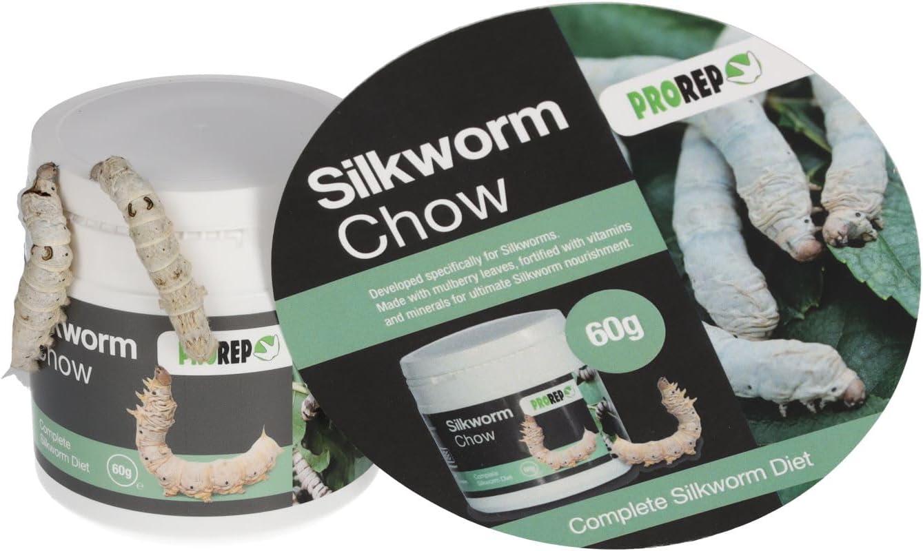 ProRep Silkworm Chow 60g | Complete Food for Silkworms | White Mulberry ...