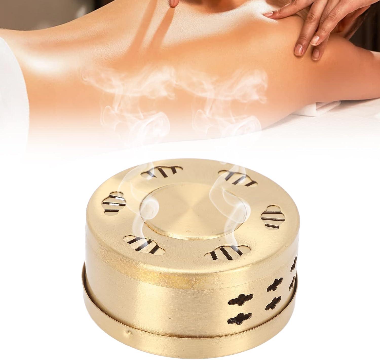 Portable Copper Moxa Box for Moxibustion Therapy - Pure Copper Burner ...
