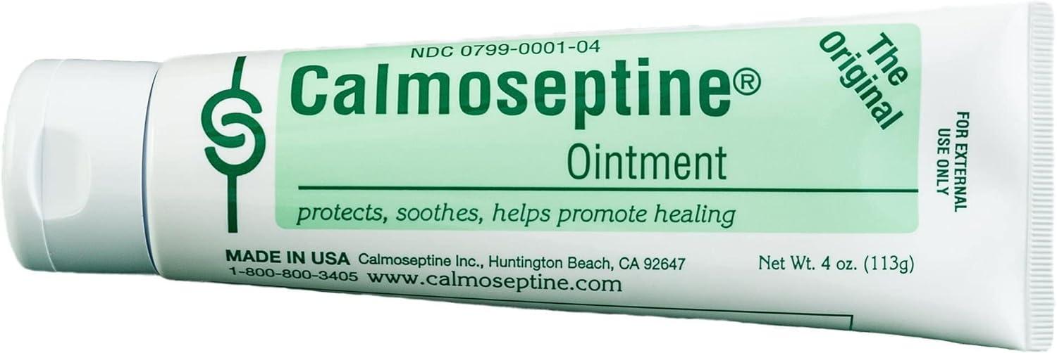 Calmoseptine Moisture Barrier Skin Ointment 4 oz (Pack of 2) - Soothing ...