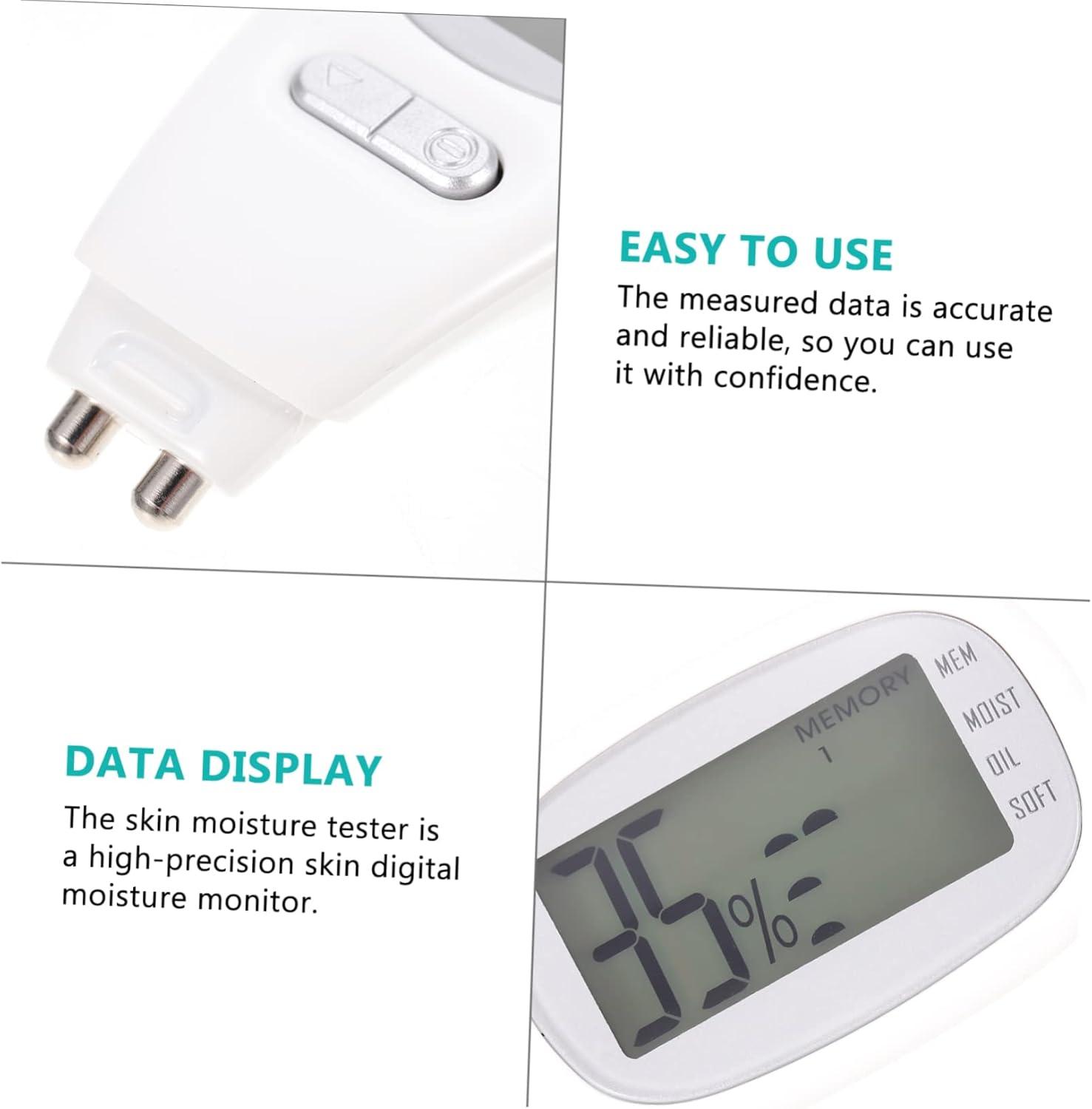 ARTIBETTER 1 Set Moisture Tester Skin Analyser Digital Skin Meter Oil ...