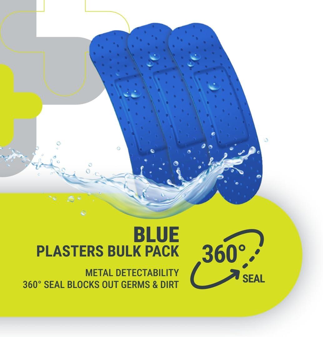 VITAPLUS Blue Plasters Bulk 100's (19x72mm) - Hospitality Food Service ...