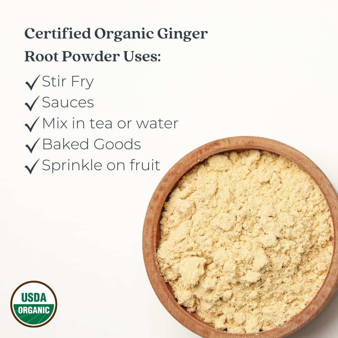 Starwest Botanicals Organic Ginger Root Powder - 2lb (32oz) Pack ...