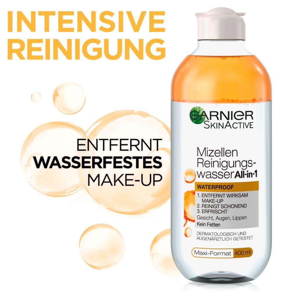 Garnier Micellar Cleansing Water 400ml - All-in-One Waterproof Makeup ...