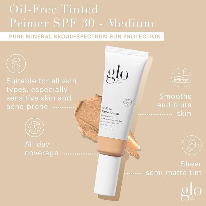 Glo Skin Beauty Oil-Free Tinted Primer SPF 30 - Mineral Makeup for Face ...