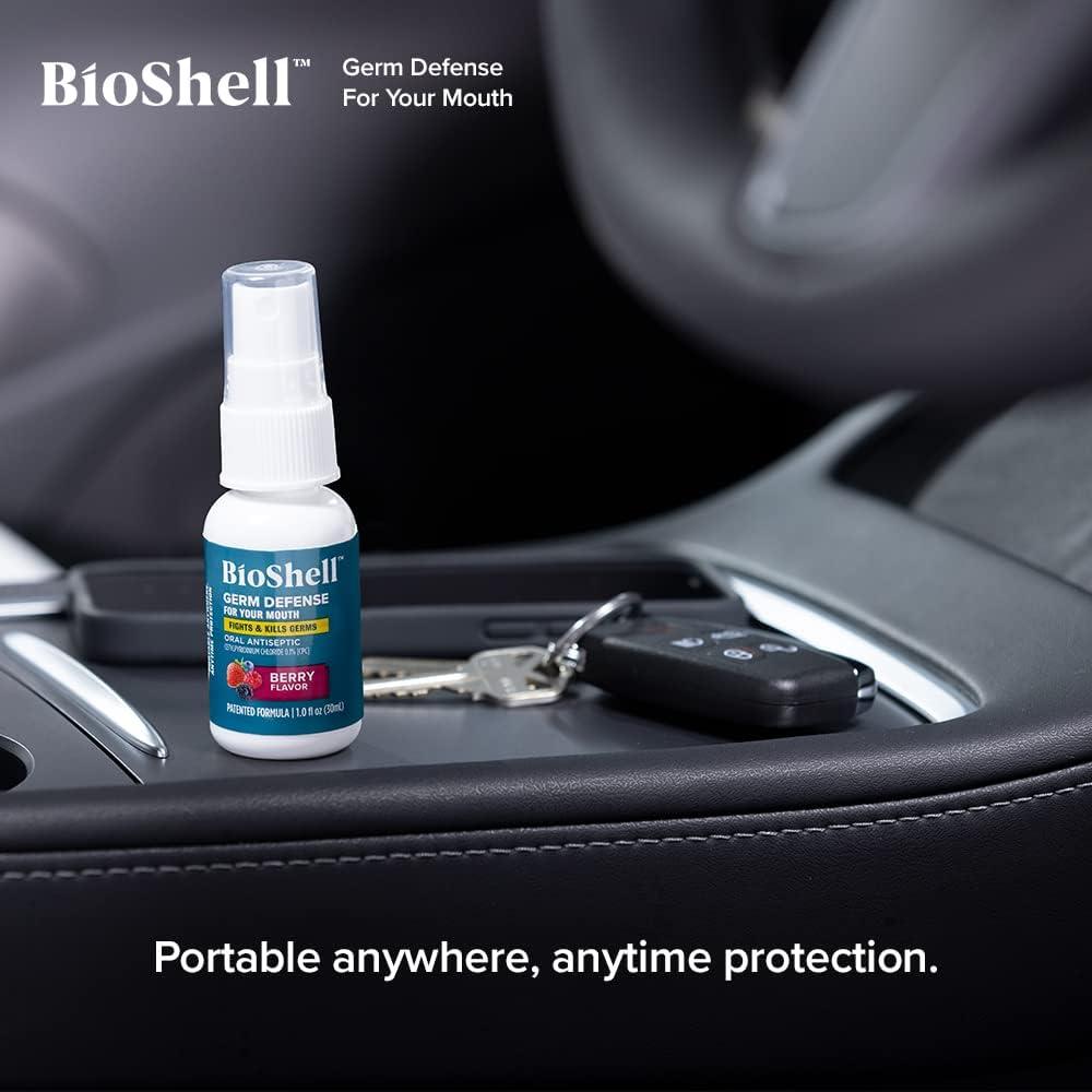 BioShell Germ Defense Oral Antiseptic - Berry Flavor 1 Fl Oz (Pack of 1 ...