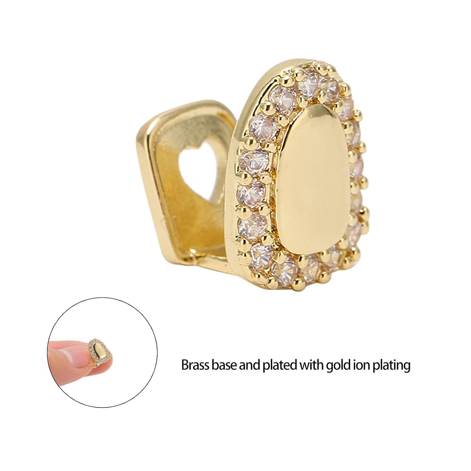 Buy Hip Hop Tooth - Shining Gold False Tooth for Halloween Festival ...
