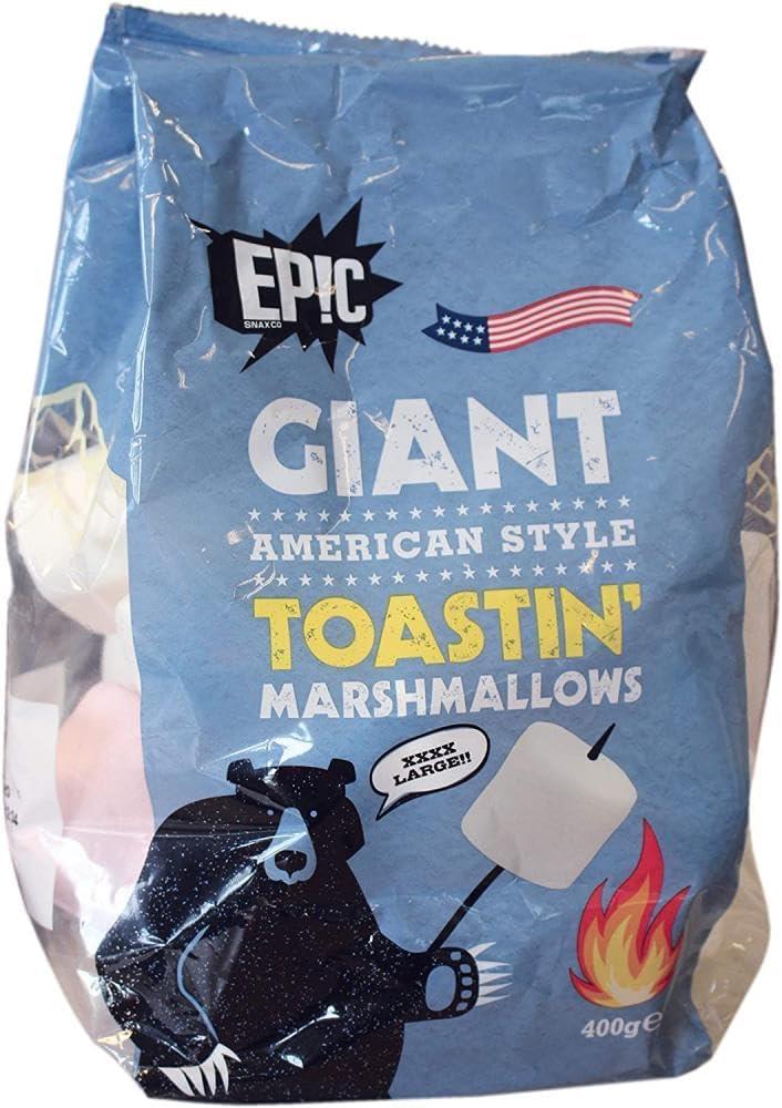 Epic Snax Co. American Style Giant Toastin' Marshmallows | 400g ...