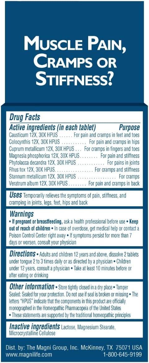 MagniLife Muscle Cramp Pain Reliever - All-Natural Muscle Pain Relief ...