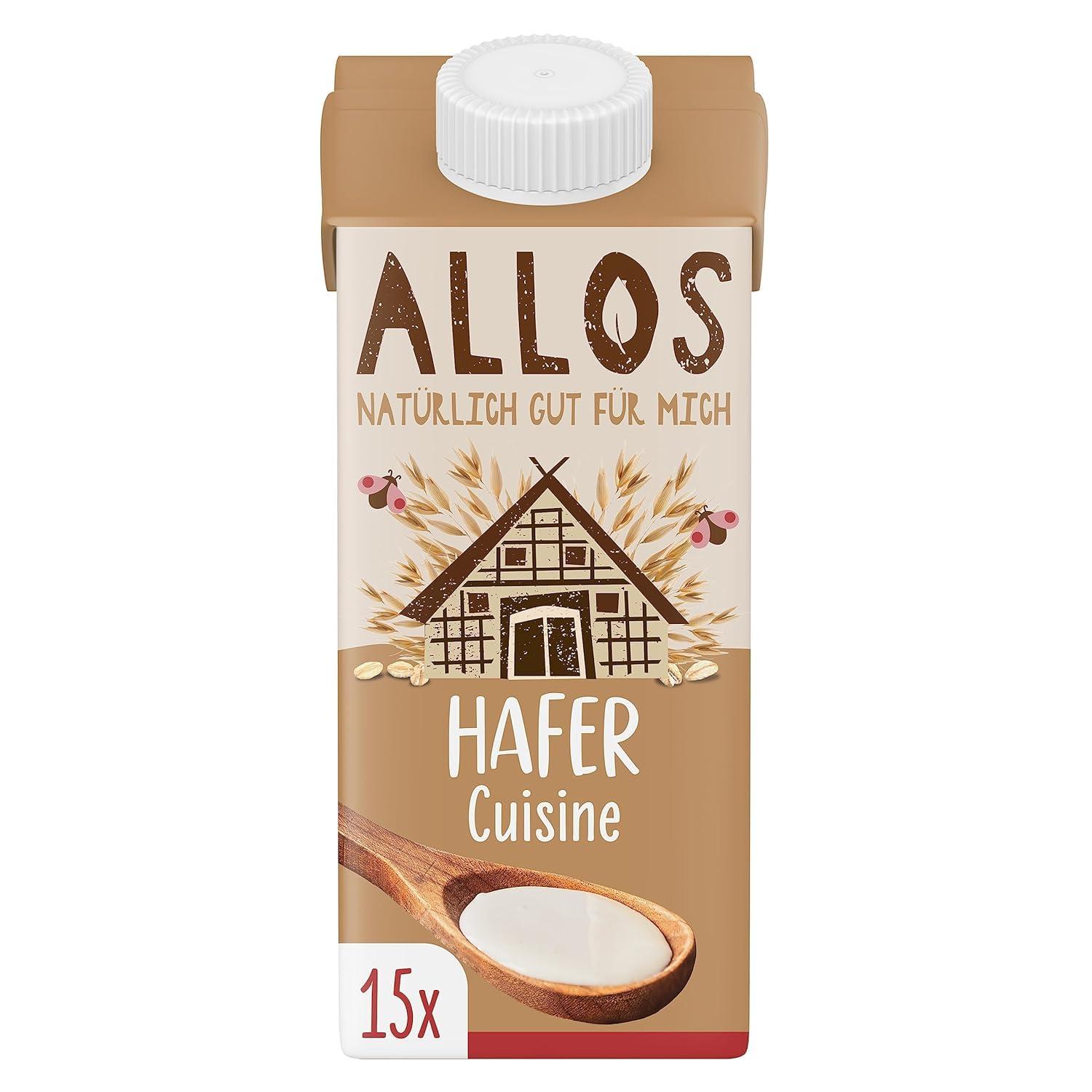 Allos Organic Oat Cuisine | Vegan Plant-Based Cream | Lactose-Free ...