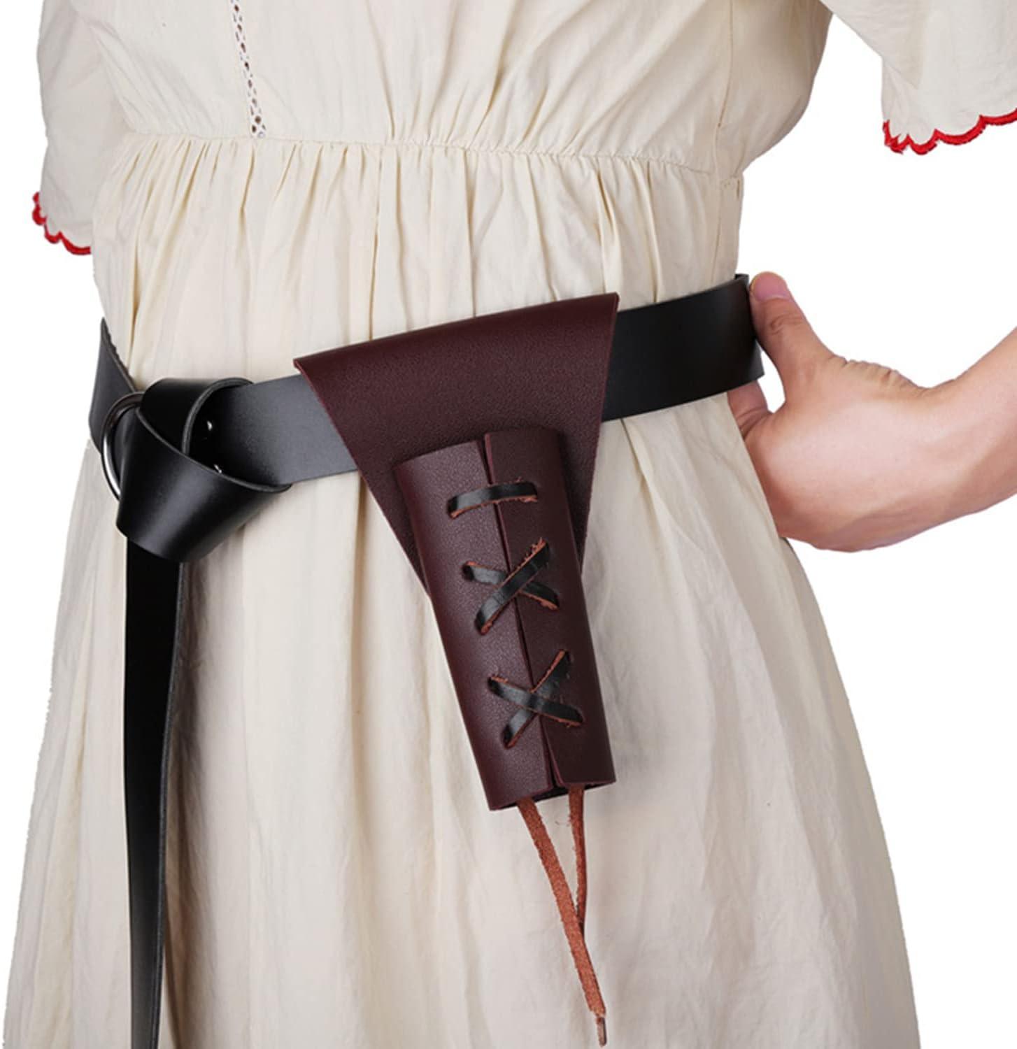 Vintage Medieval Leather Sword Belt Frog Scabbard | Renaissance Knight ...