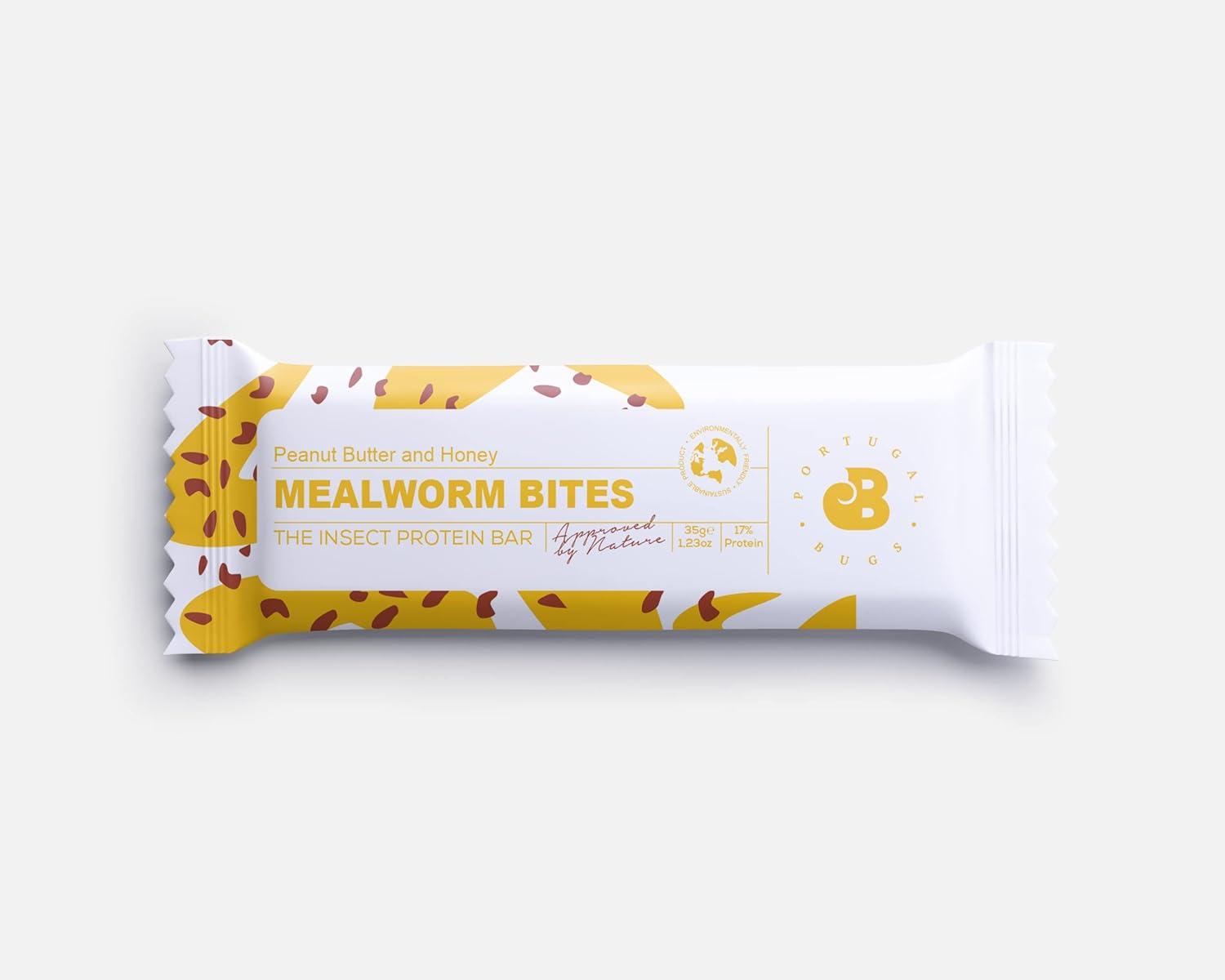 Mealworm Bites Protein Bar with Insect Protein Powder (35g x 6 ...