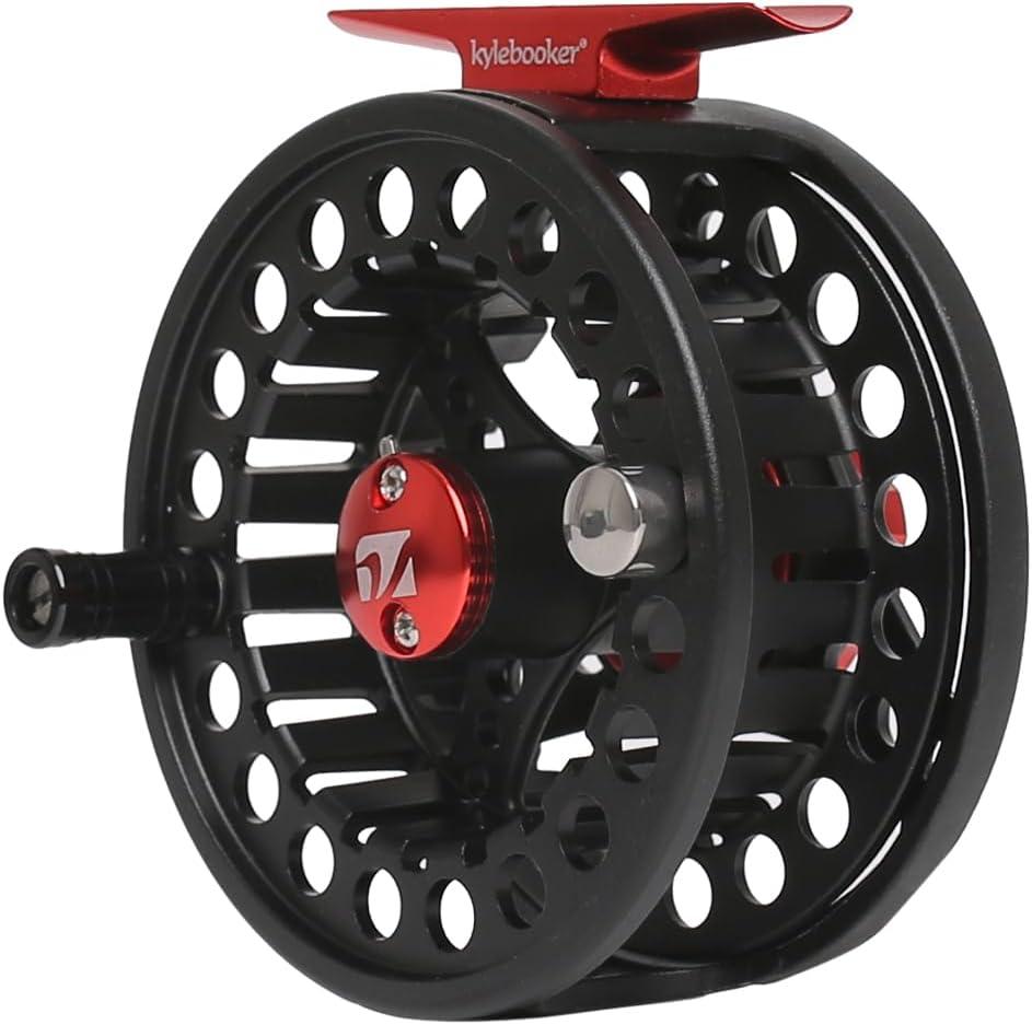 Kylebooker Fly Fishing Reel - Aluminum Body Large Arbor Reel for 3/4wt ...