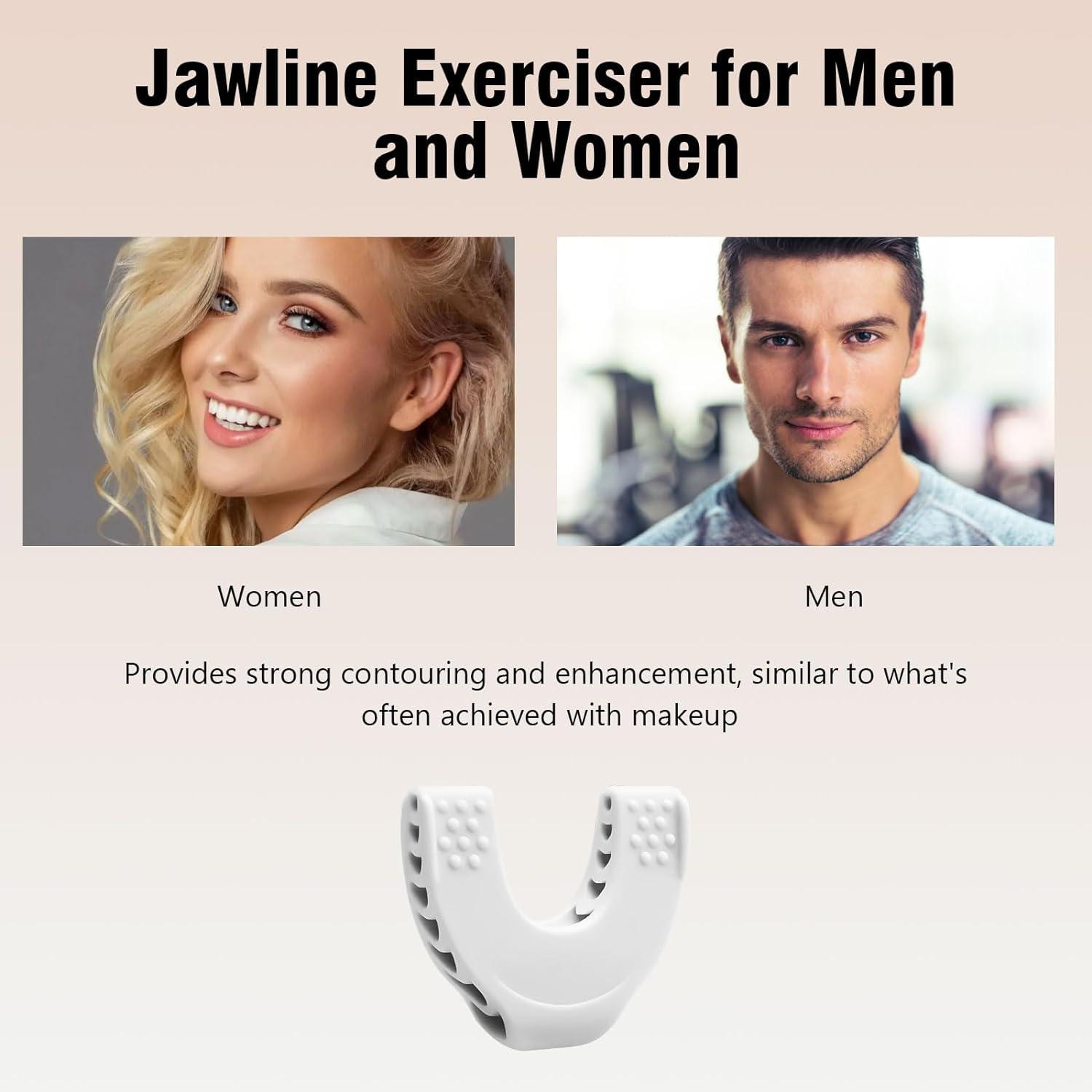 Jawline Coach & Pine Trainer for Men & Women | 40lbs Kiefer Exerciser ...