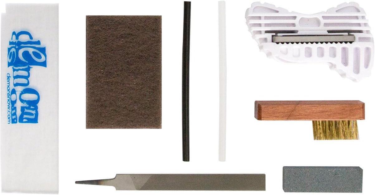 Demon Complete Ski Tune Kit with Wax and Brush Set - Snowboard Tuning ...