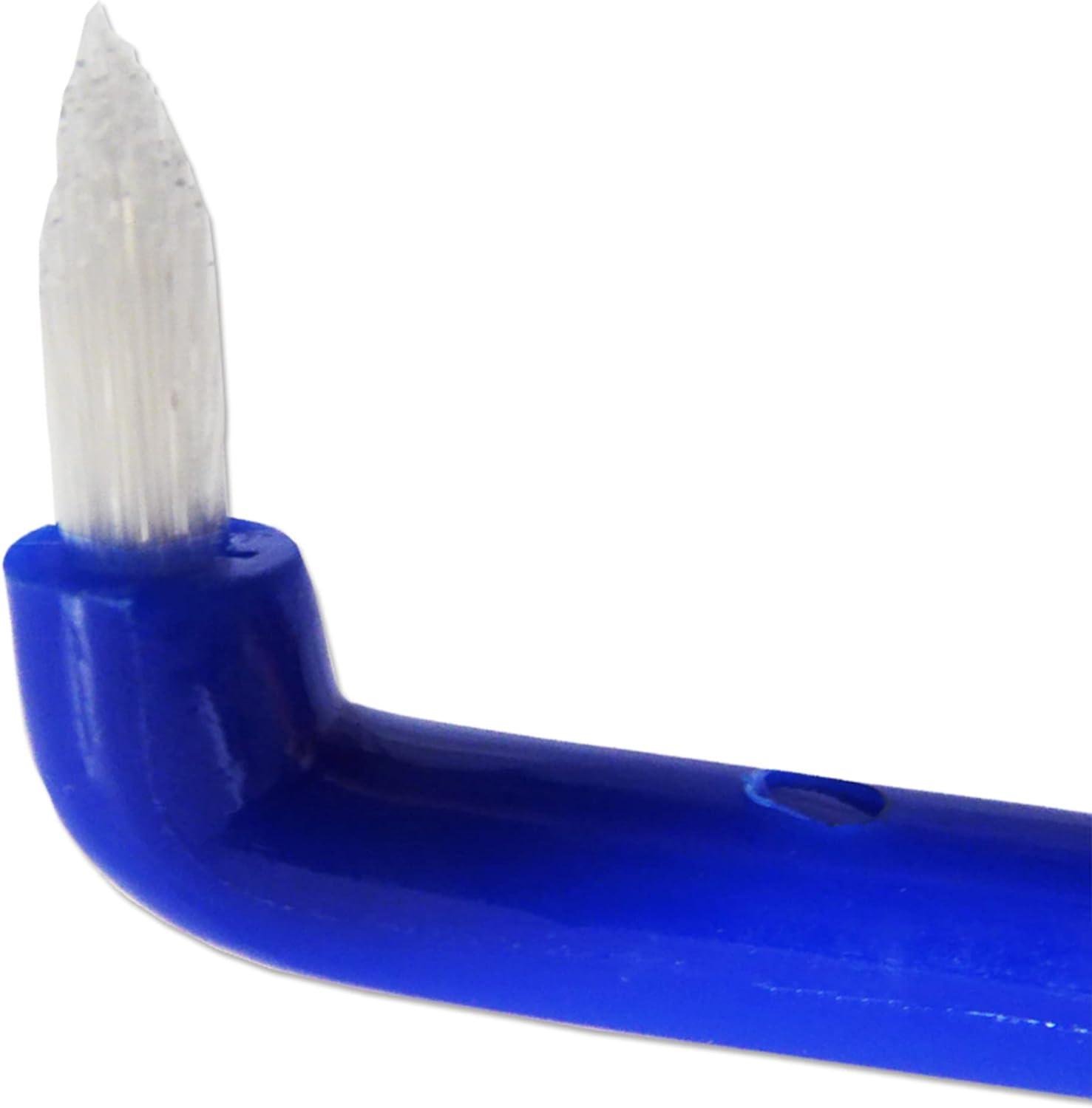 2 x Slim InterSpace Blue Toothbrushes for Orthodontic Braces & Bridges ...