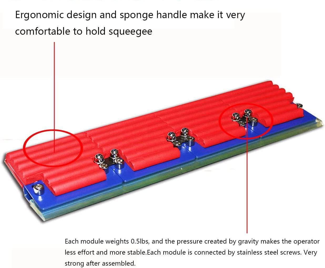 INTBUYING 13 Modular Screen Printing Squeegee Assembling Metal Scraper ...